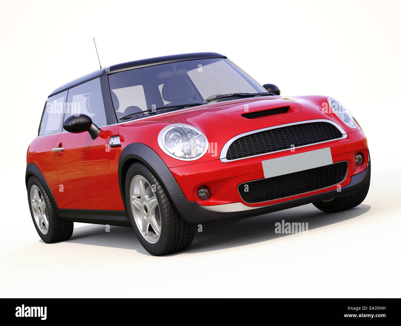 Modern compact car Stock Photo - Alamy