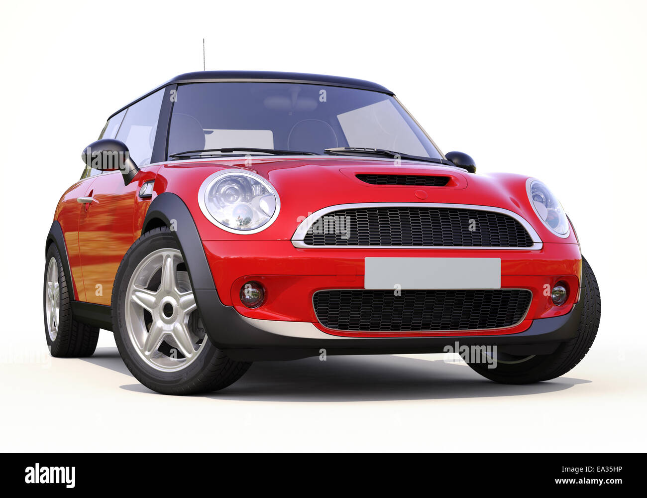 Modern compact car Stock Photo - Alamy