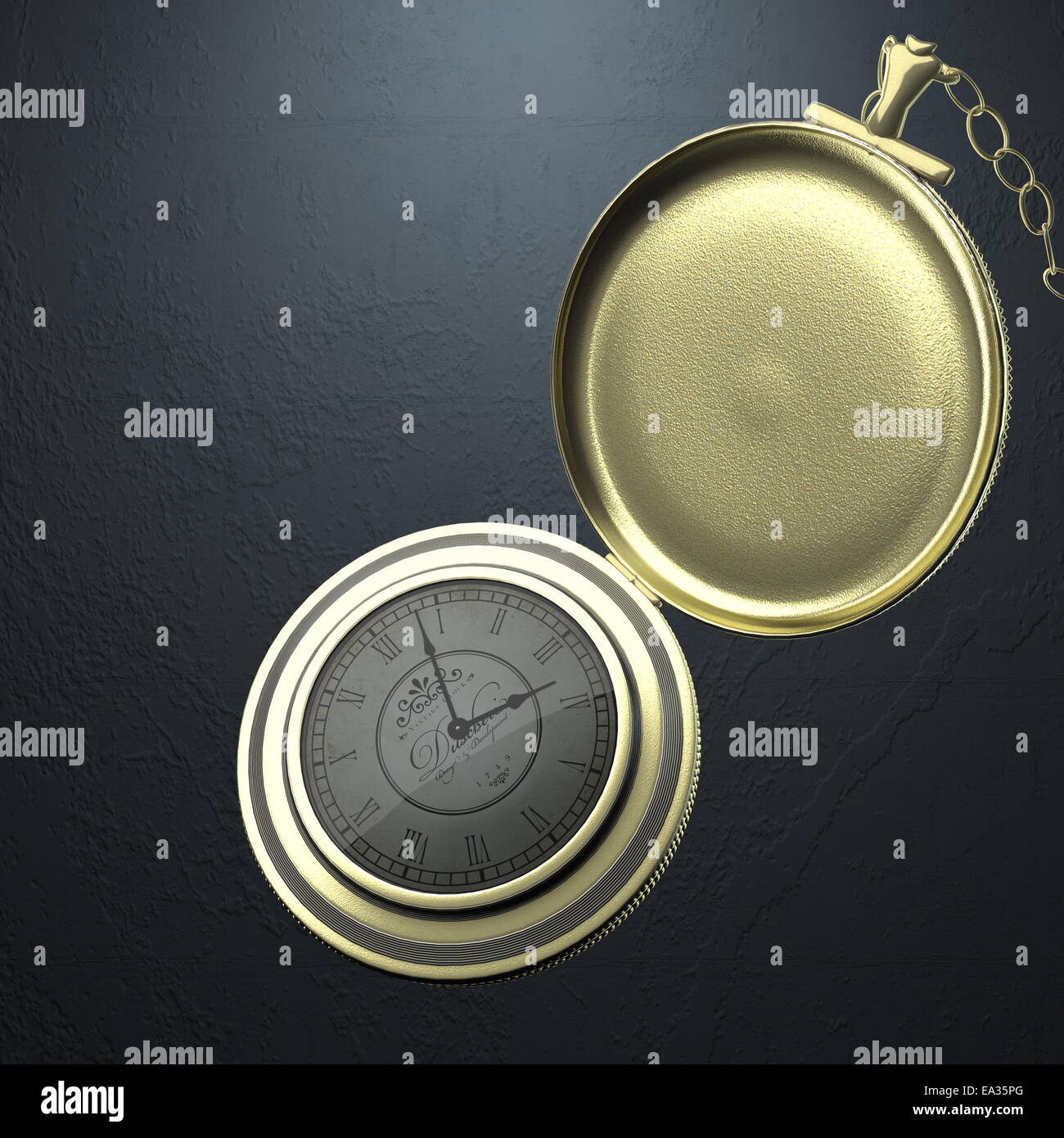 retro watch stone wall Stock Photo - Alamy