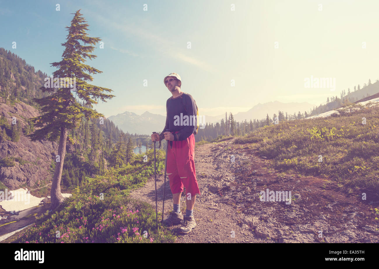 Hike in Baker Area Stock Photo - Alamy