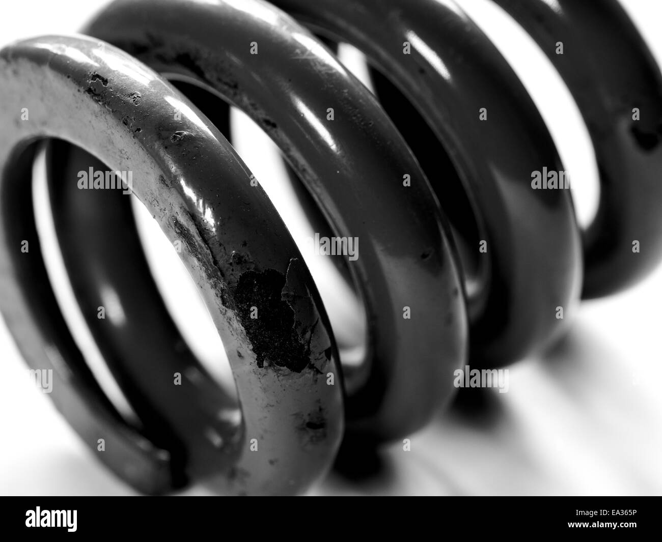 close up of a metal spring showing corrosion Stock Photo - Alamy