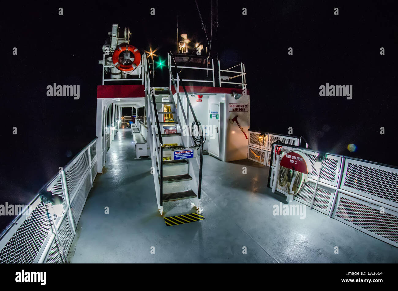 Car ferry at night hi-res stock photography and images - Alamy