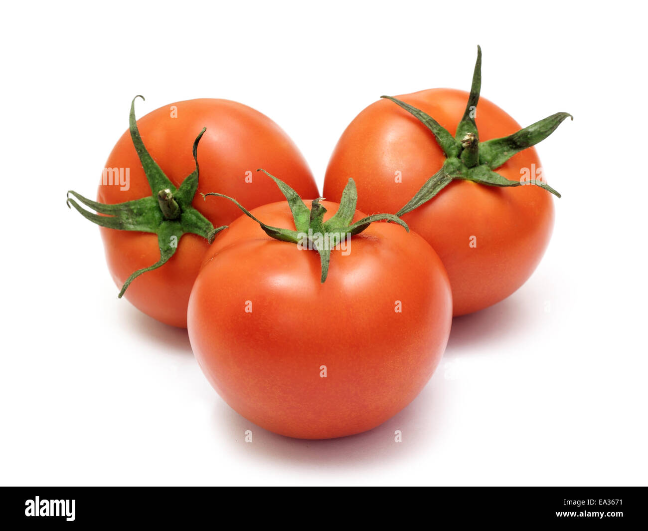 red tomato isolated on white background Stock Photo - Alamy