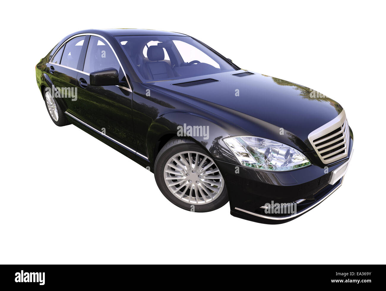 Modern luxury executive car Stock Photo - Alamy