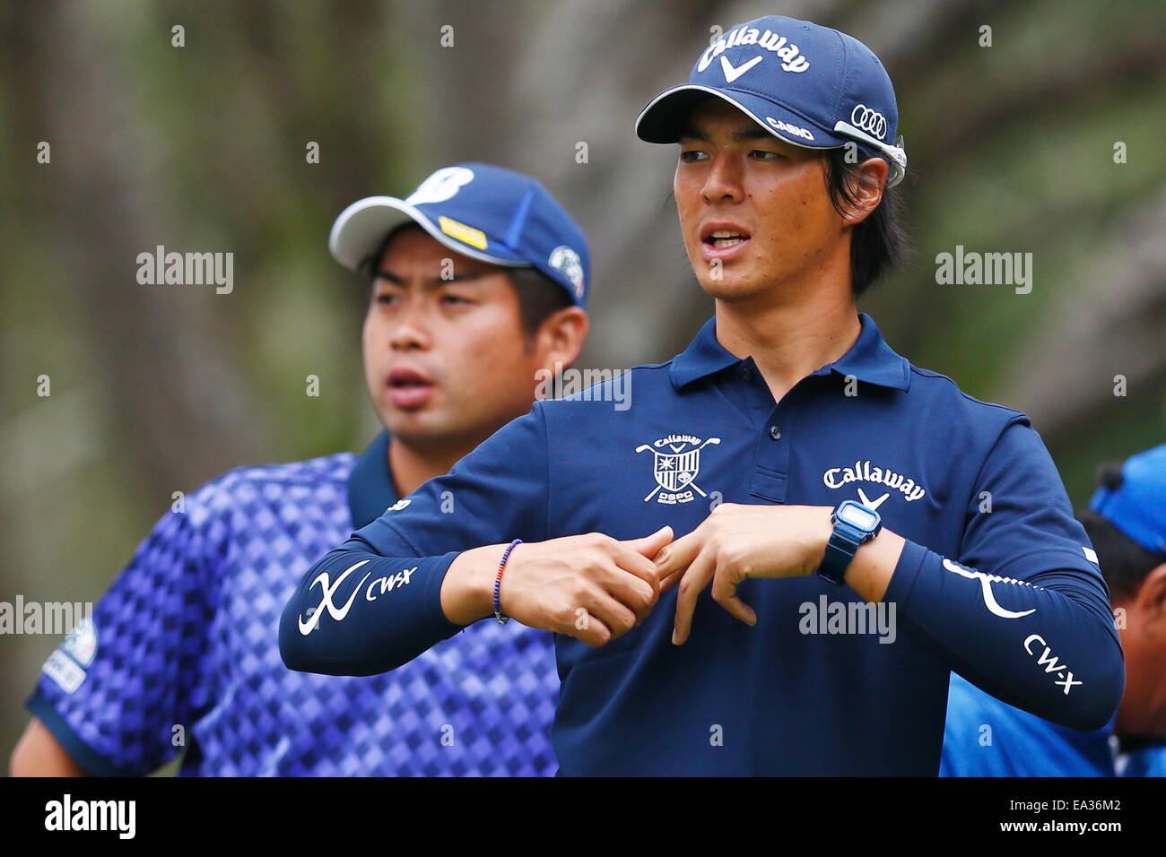 Chiba, Japan. 6th Nov, 2014. (L to R) Yuta Ikeda, Ryo Ishikawa Golf : HEIWA PGM CHAMPIONSHIP in ...