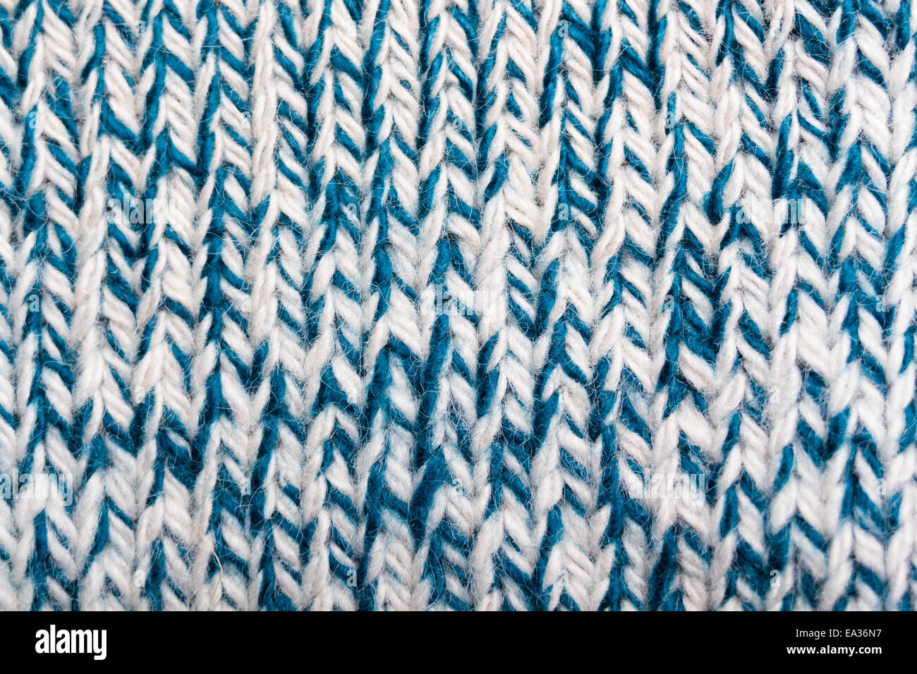 white and blue woolen threads Stock Photo - Alamy