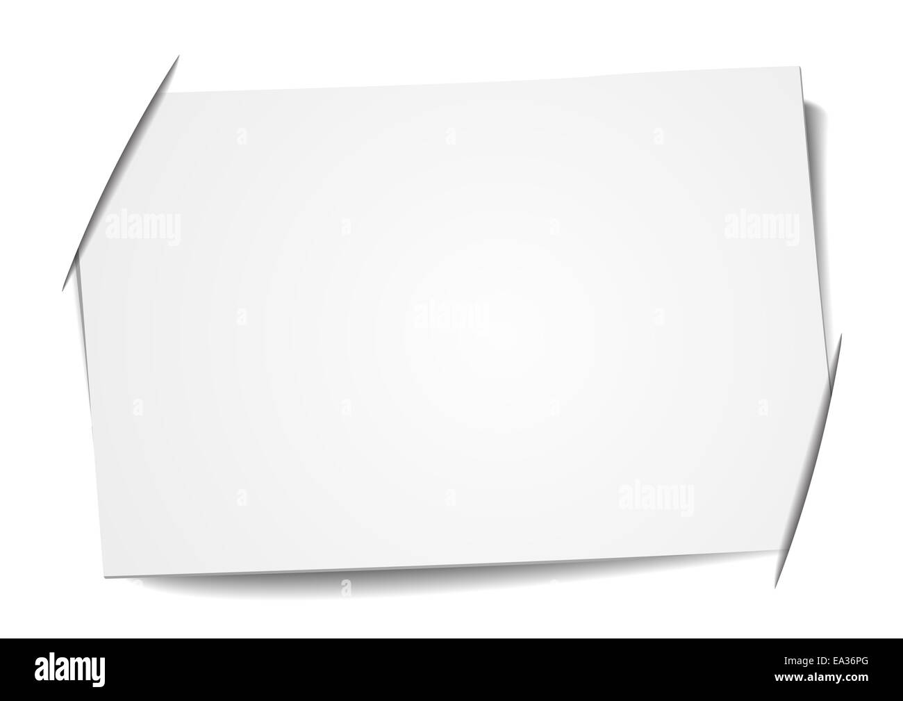 Blank label sticker Cut Out Stock Images & Pictures - Alamy