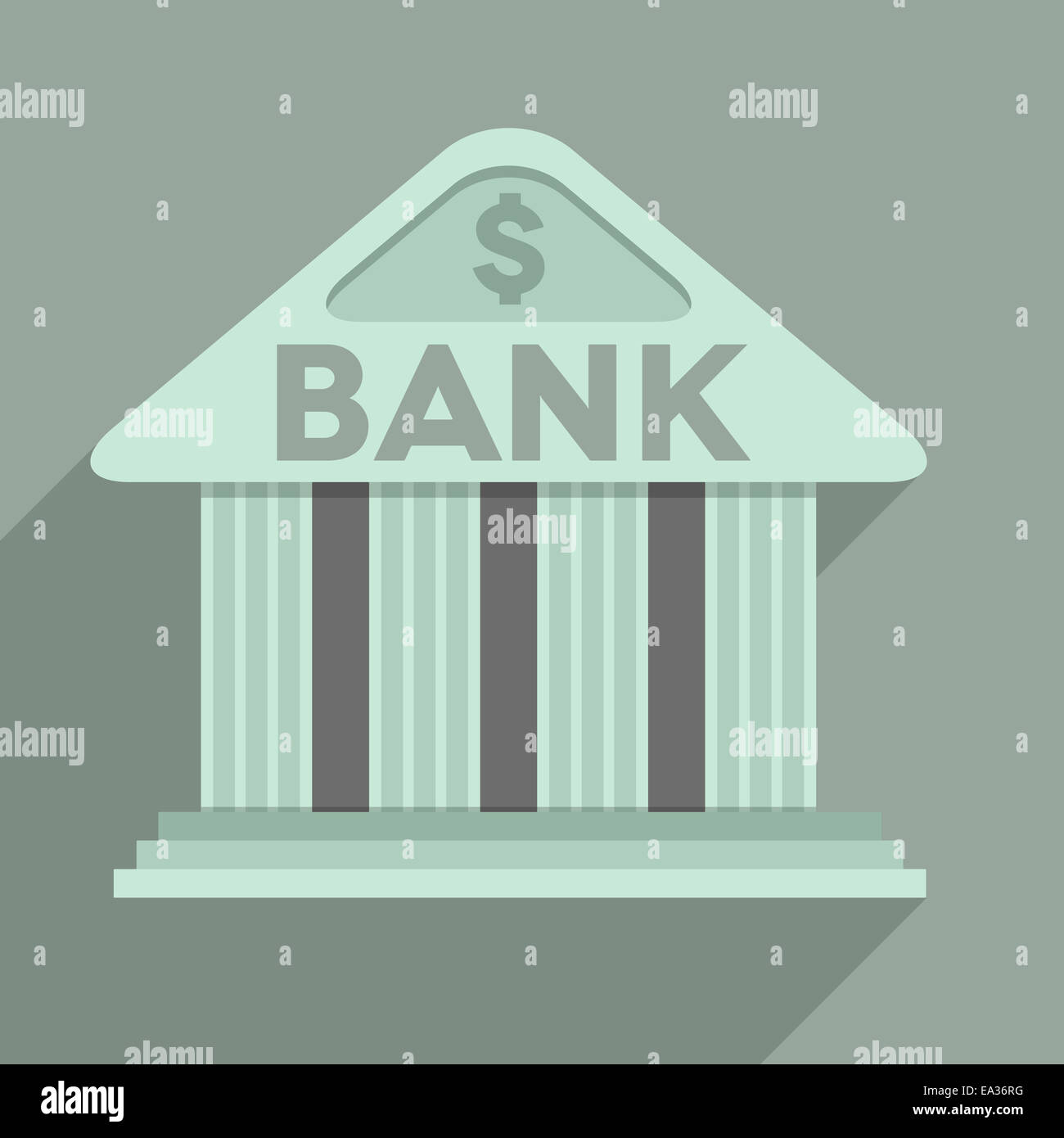 FLAT Bank 02 Stock Photo - Alamy