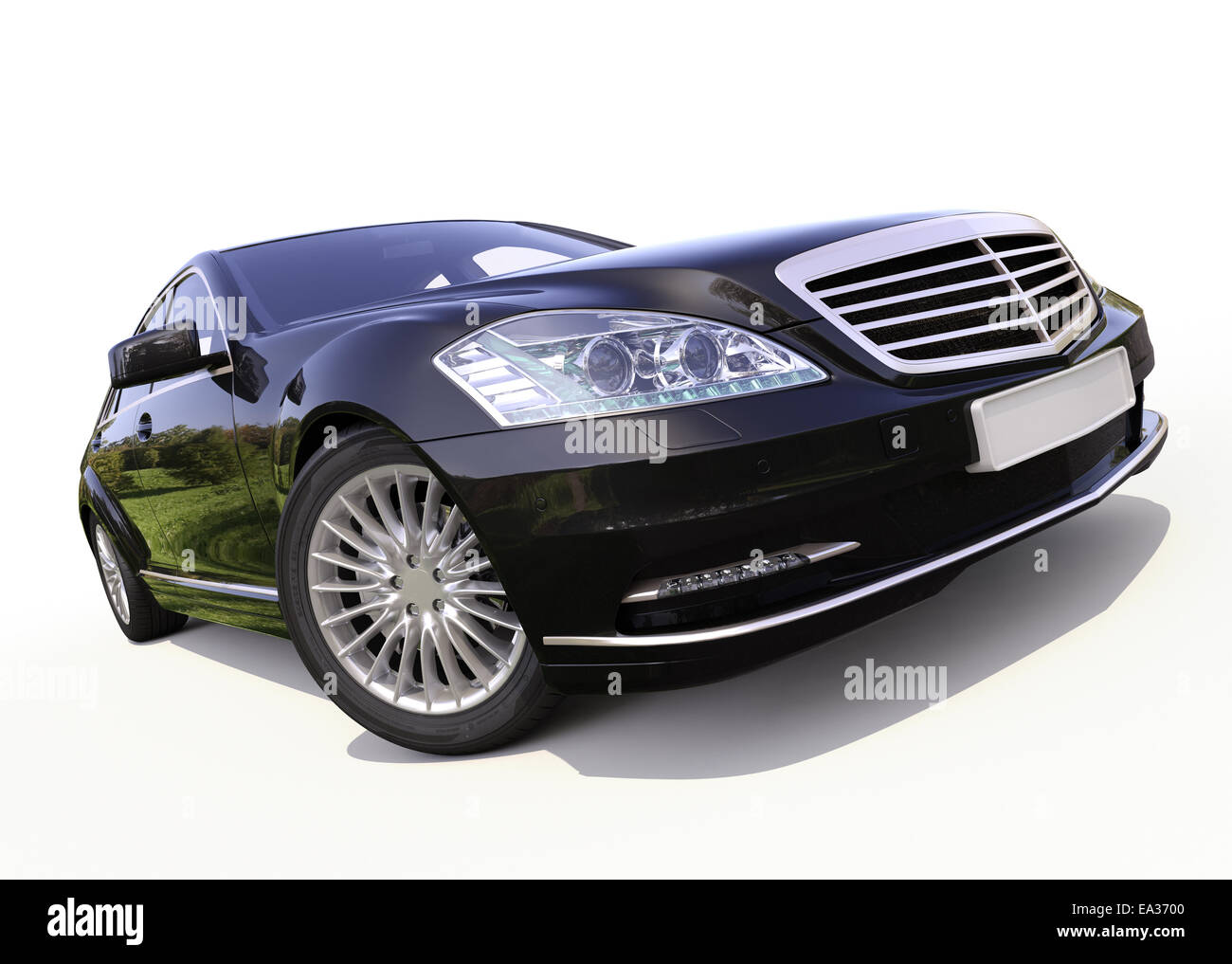 Modern luxury executive car Stock Photo - Alamy
