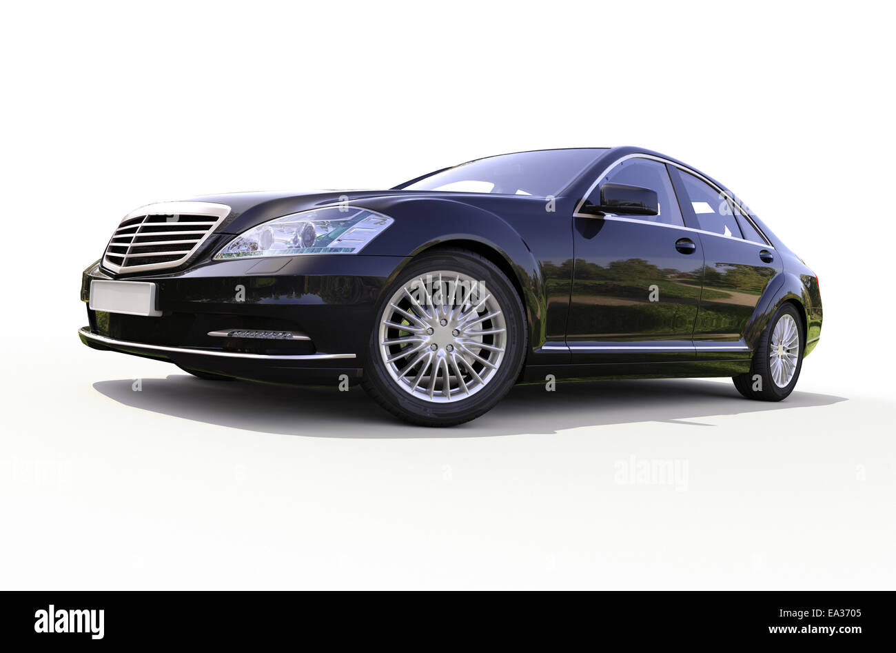 Modern luxury executive car Stock Photo - Alamy