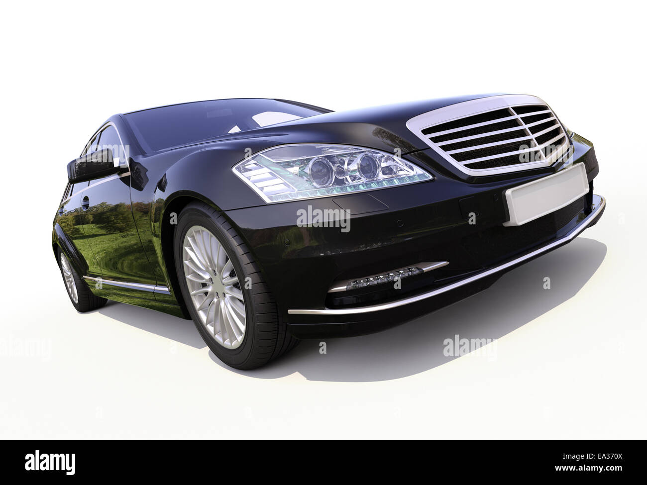Modern luxury executive car Stock Photo - Alamy