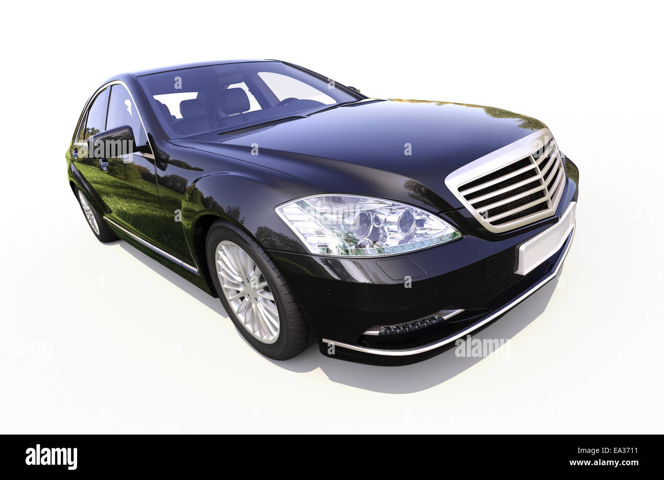 Modern luxury executive car Stock Photo - Alamy