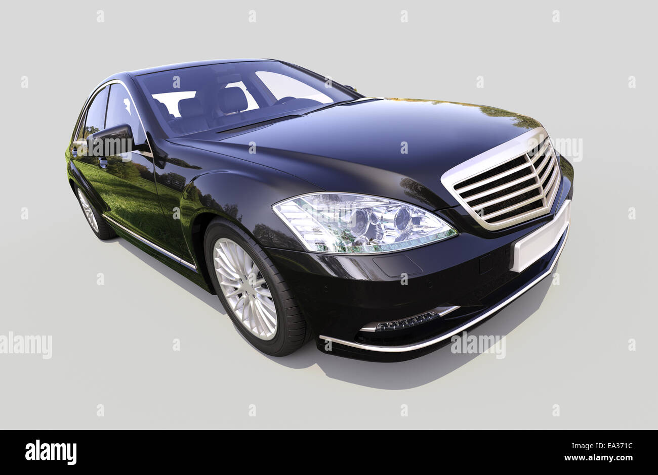 Modern luxury executive car Stock Photo - Alamy
