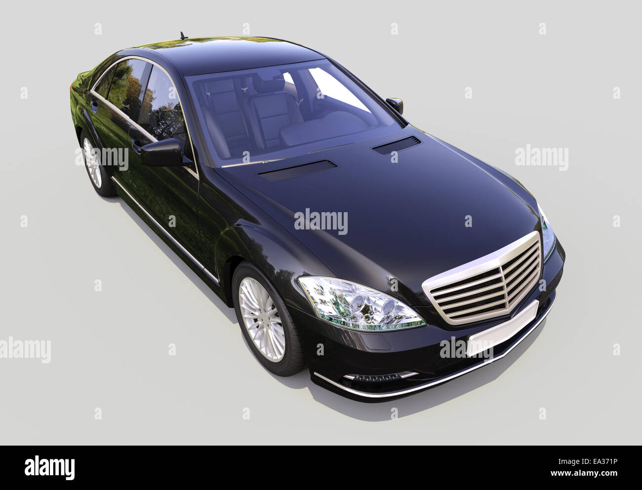 Modern luxury executive car Stock Photo - Alamy