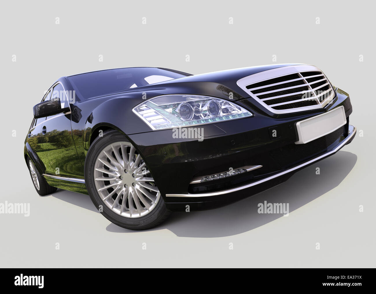 Modern luxury executive car Stock Photo - Alamy