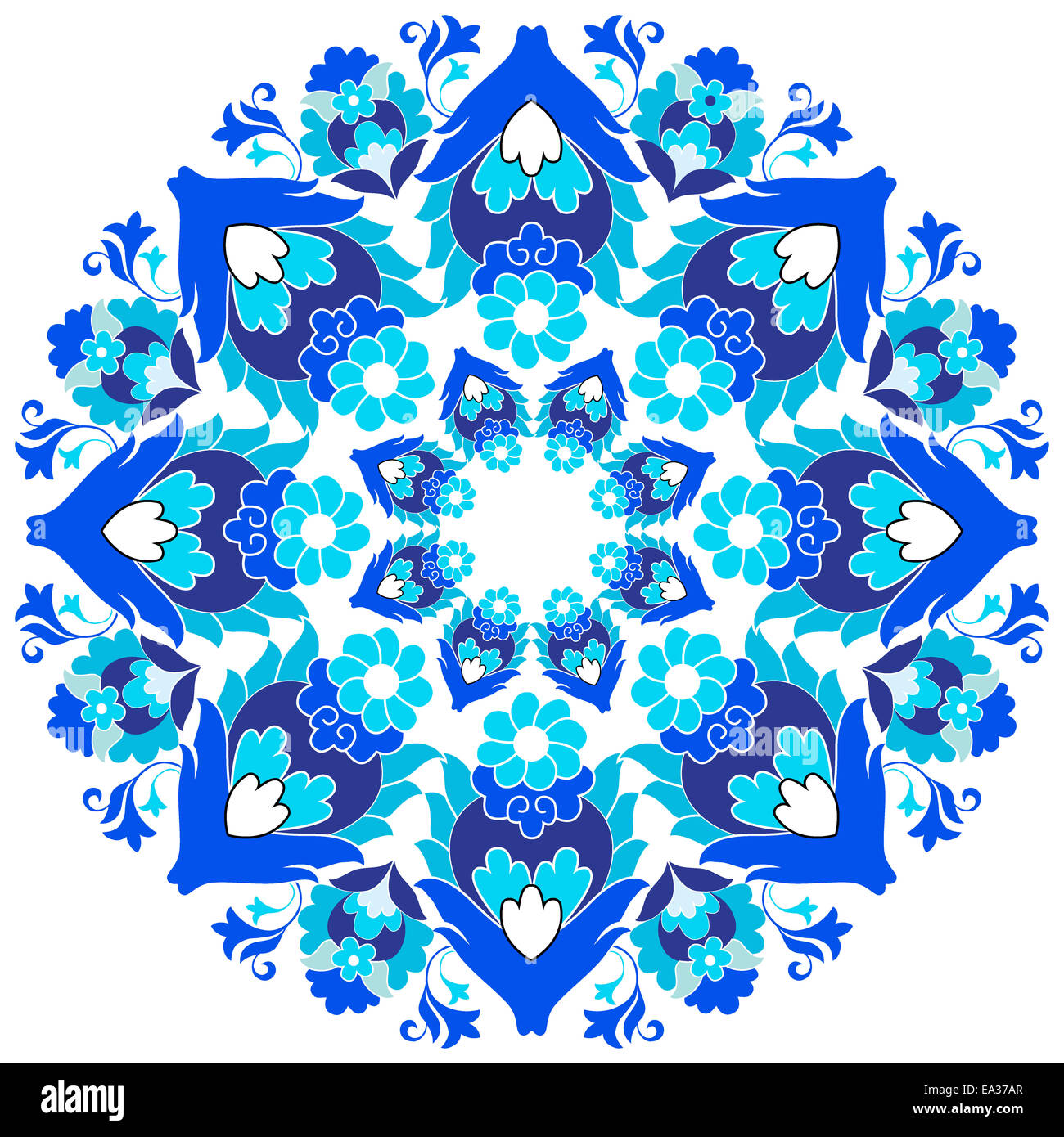 Ottoman motifs design series with eleven version Stock Photo - Alamy