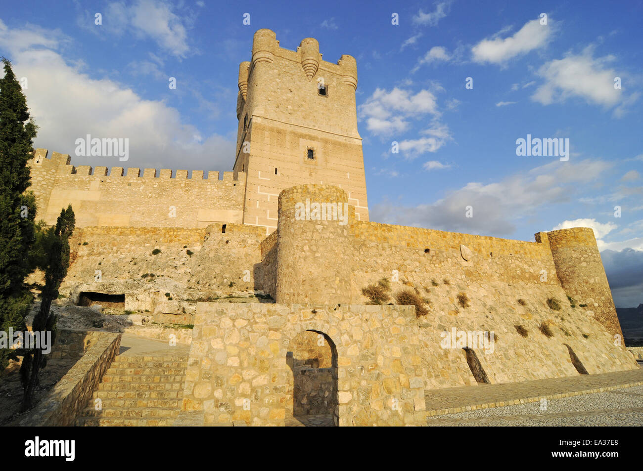 Castillo de la Atalaya, castle, Villena, Spain Stock Photo - Alamy
