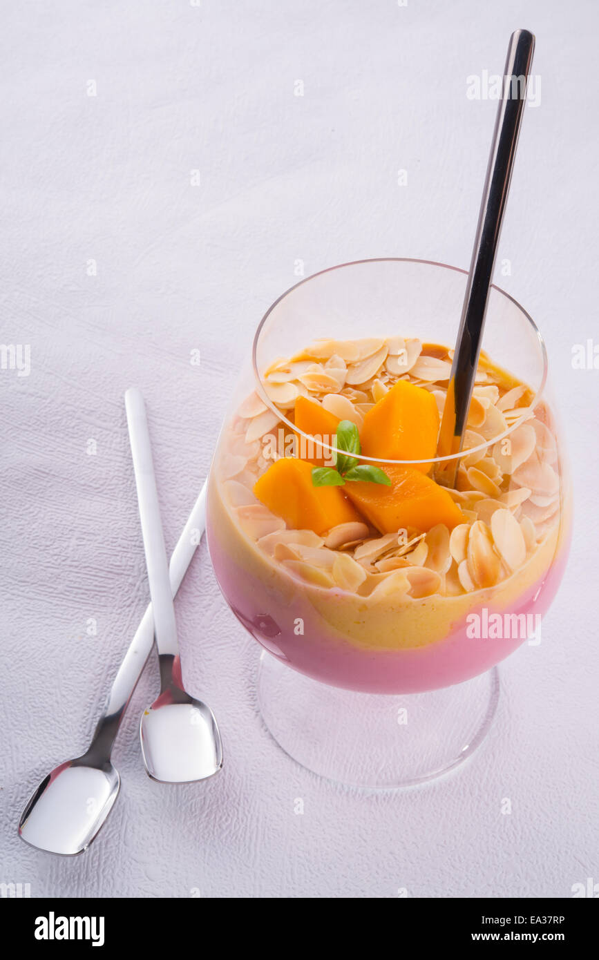 mango fruit cocktail Stock Photo - Alamy
