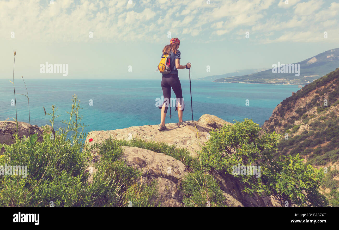 Hike in Crimea Stock Photo - Alamy