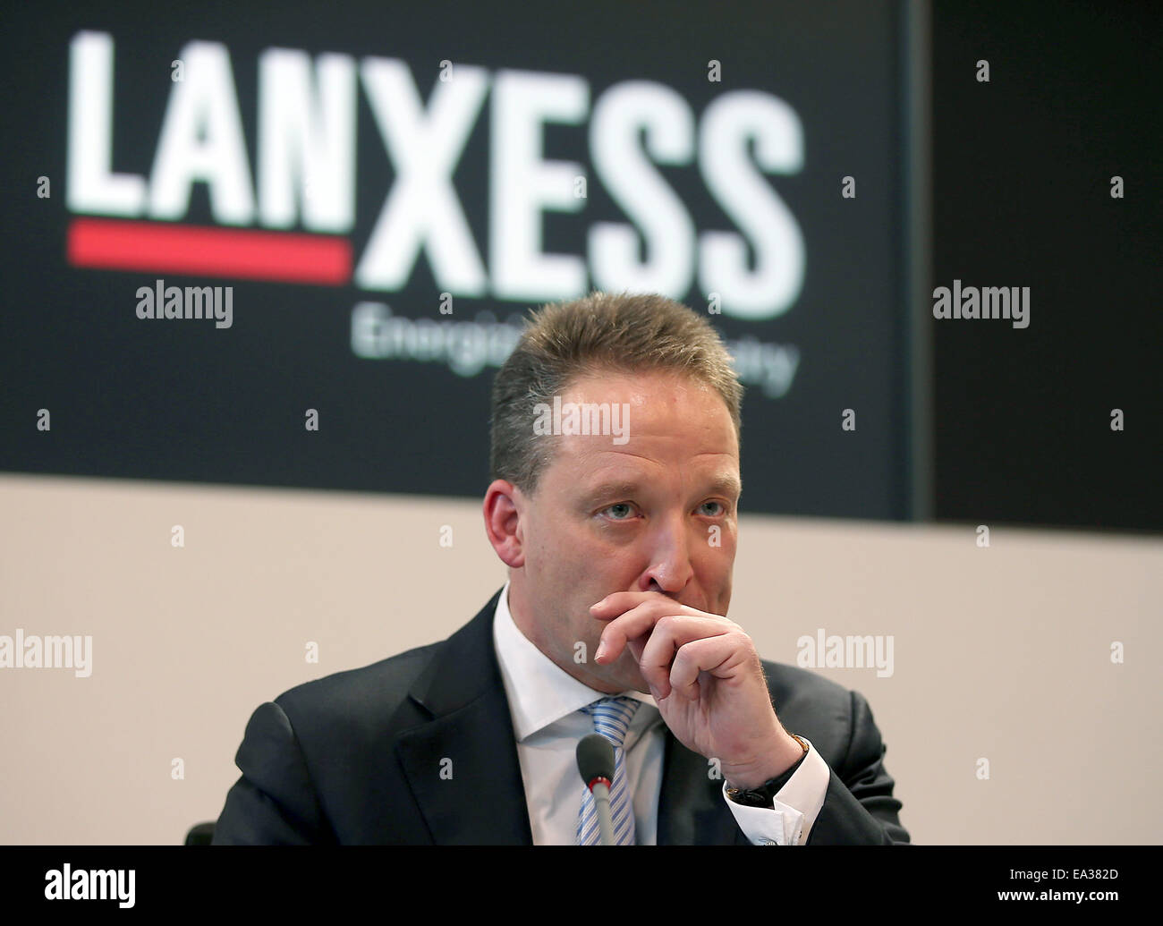 Cologne, Germany. 06th Nov, 2014. CEO of Lanxess AG Matthias Zachert ...