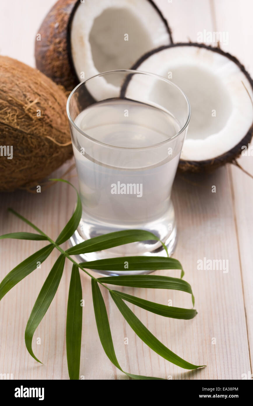 Coconut and coconut water Stock Photo - Alamy