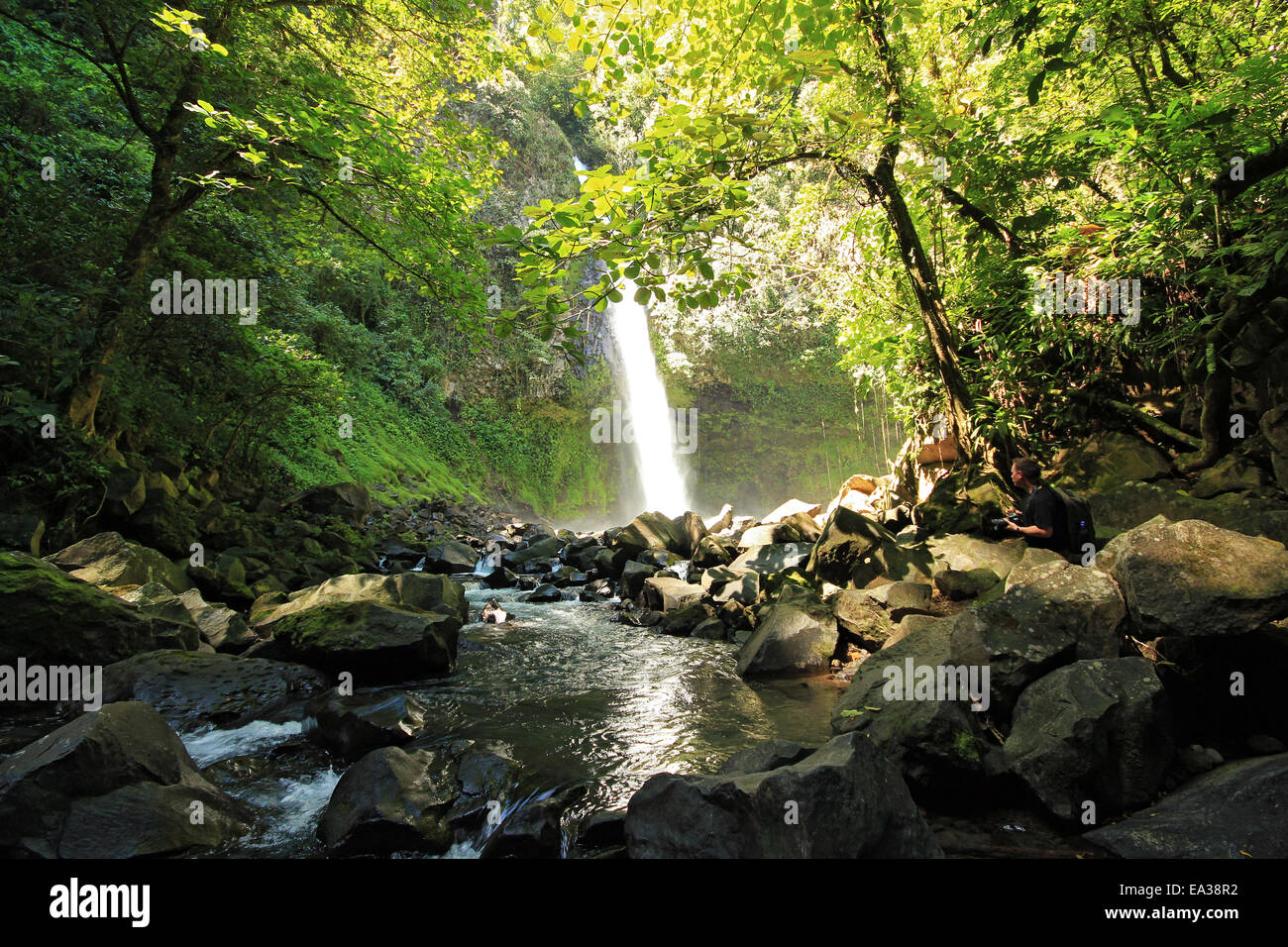 La Fortuna Waterfall Stock Photo - Alamy