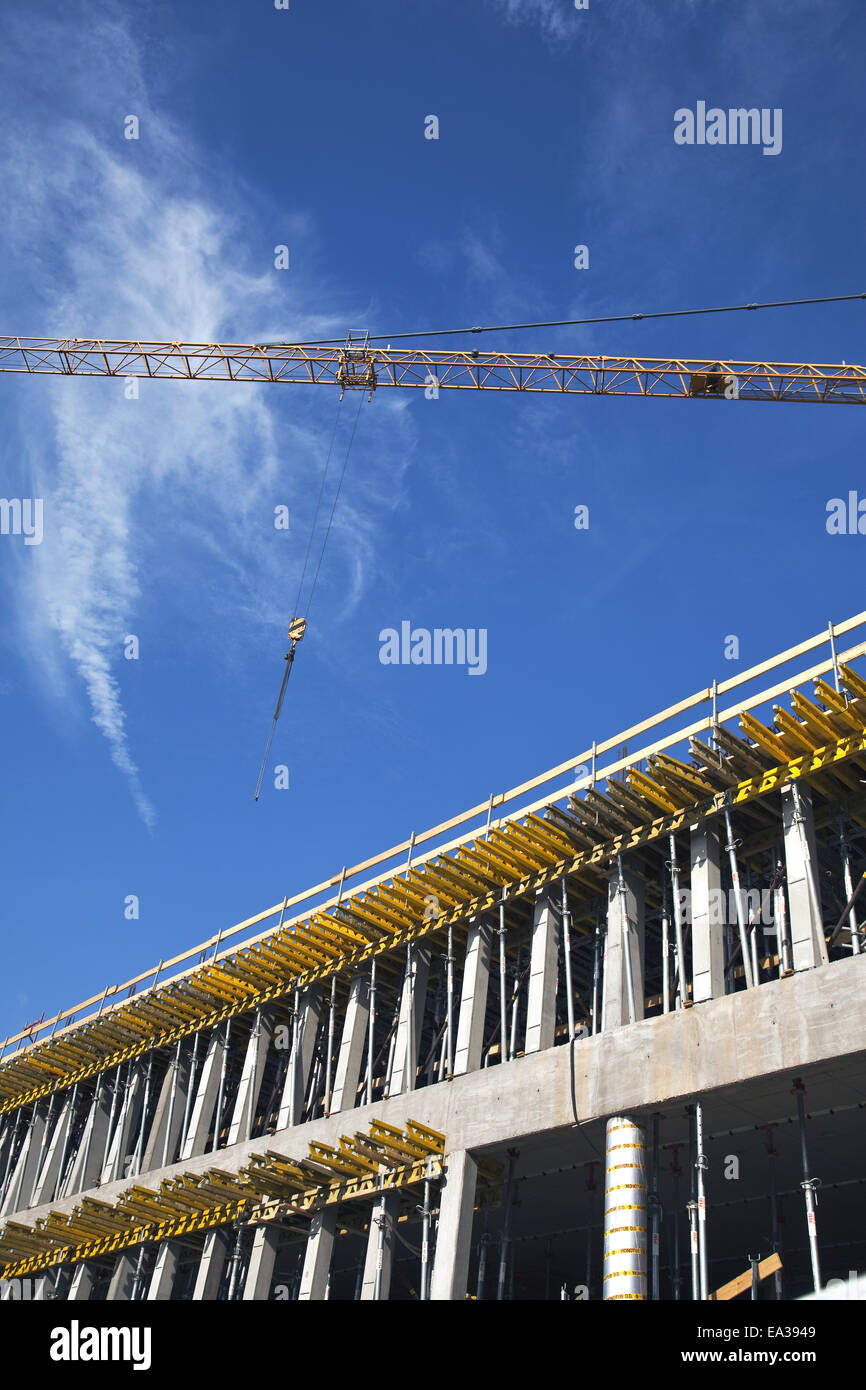 Construction of an building Stock Photo - Alamy