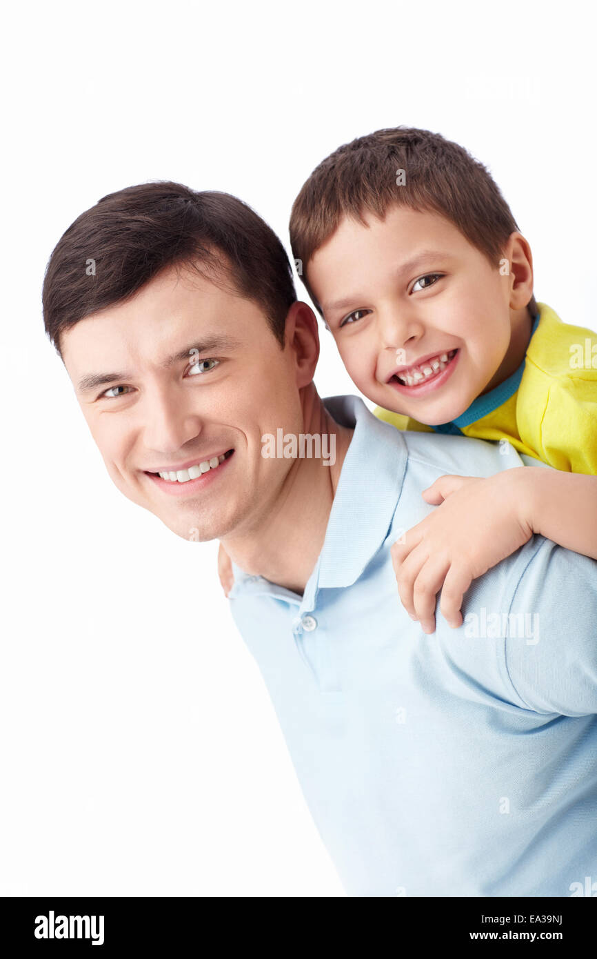 Father and Son Stock Photo - Alamy