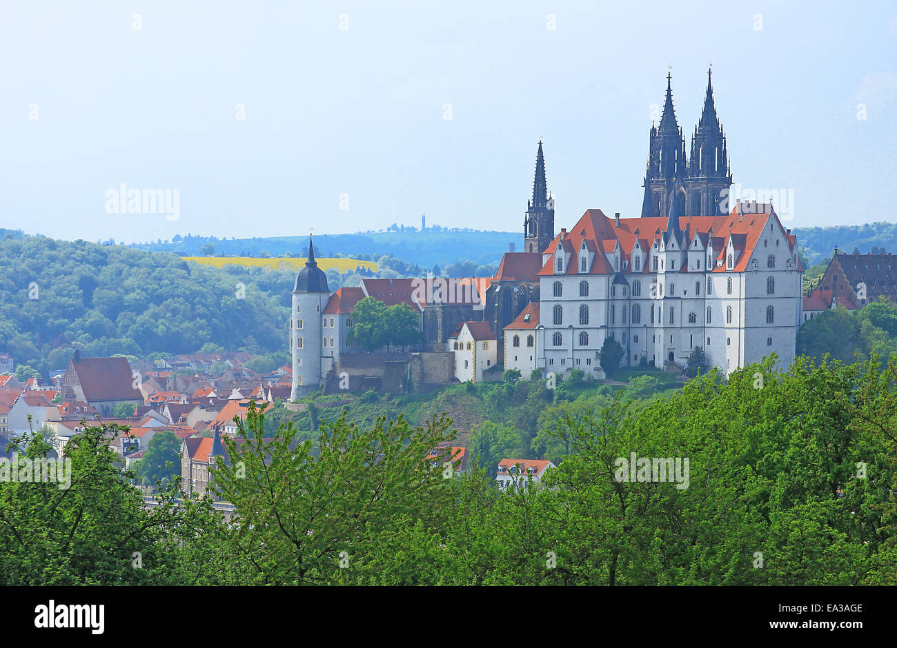 Castle Albrechtsburg, Meissen, Saxony Stock Photo - Alamy