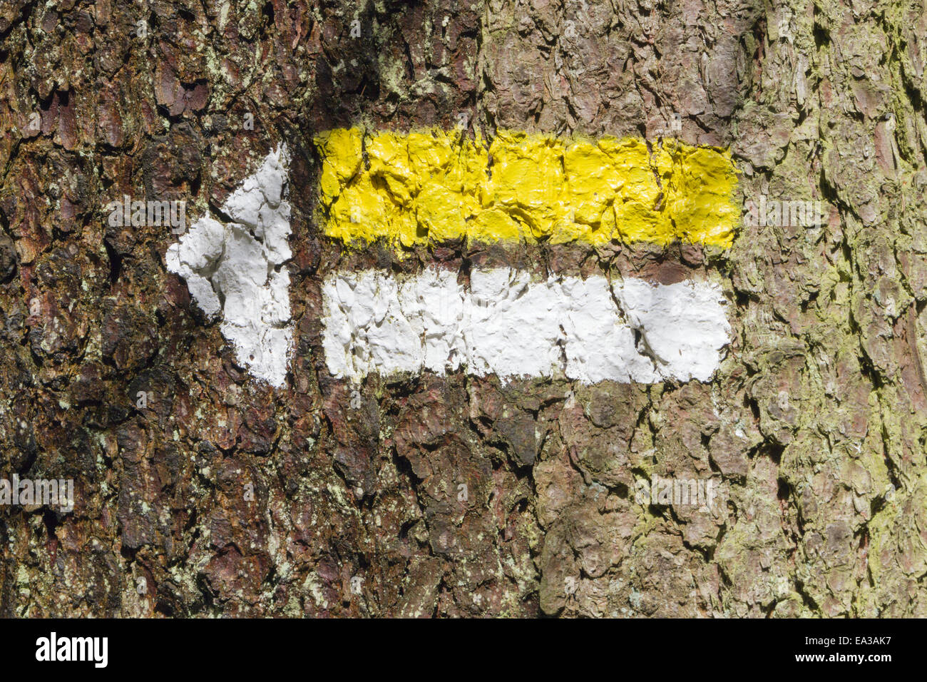 hiking path sign Stock Photo - Alamy
