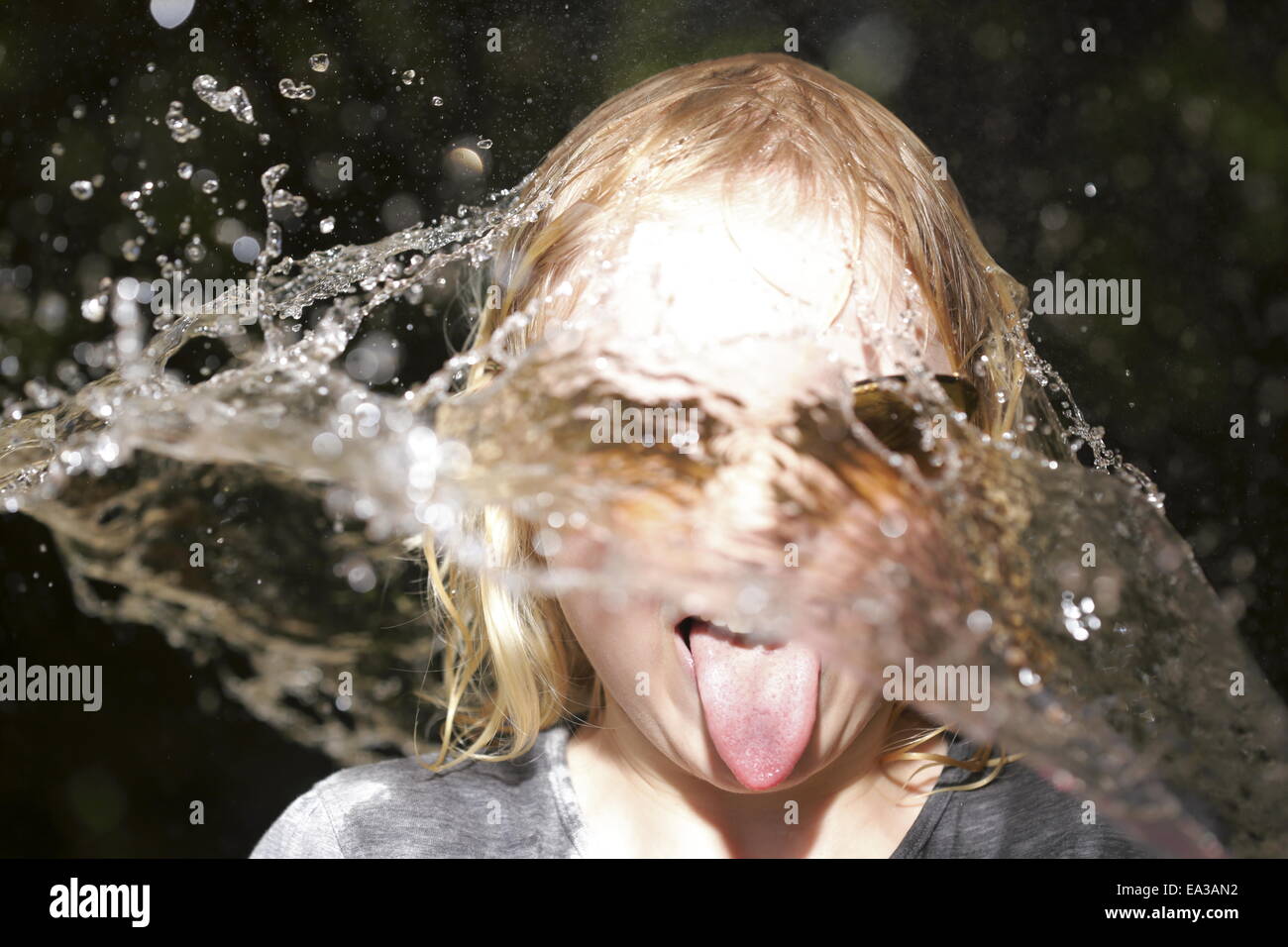Female water shower hi-res stock photography and images - Alamy