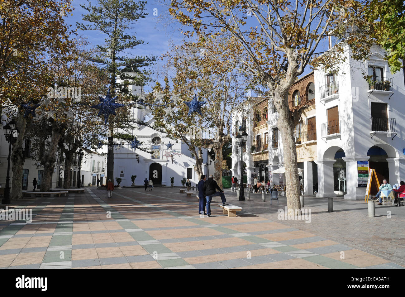 Iglesia El Salvador, church, Nerja, Spain Stock Photo - Alamy