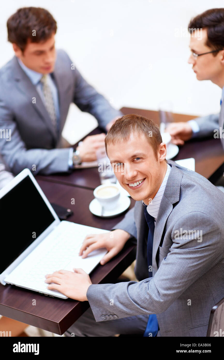 Happy well dressed man male 30s hi-res stock photography and images - Alamy