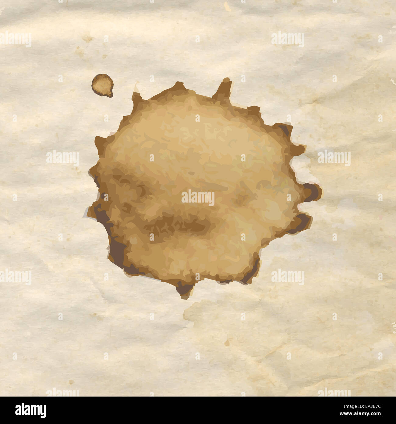 Vintage Paper With Coffee Stock Photo - Alamy