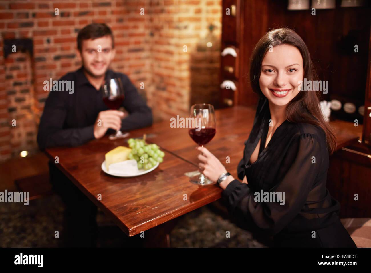 In a restaurant Stock Photo - Alamy