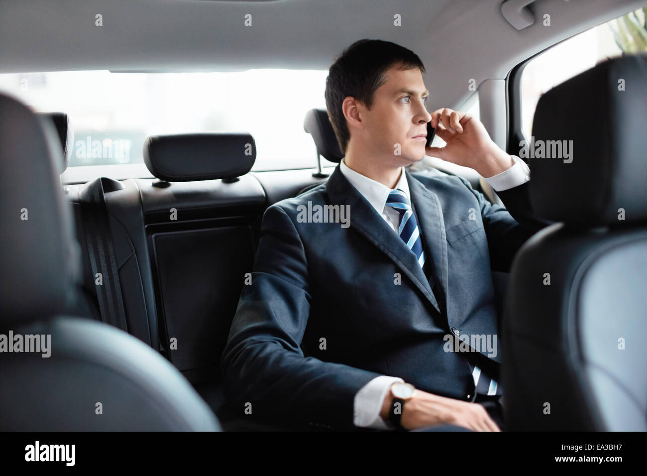 Businessman in car hi-res stock photography and images - Alamy