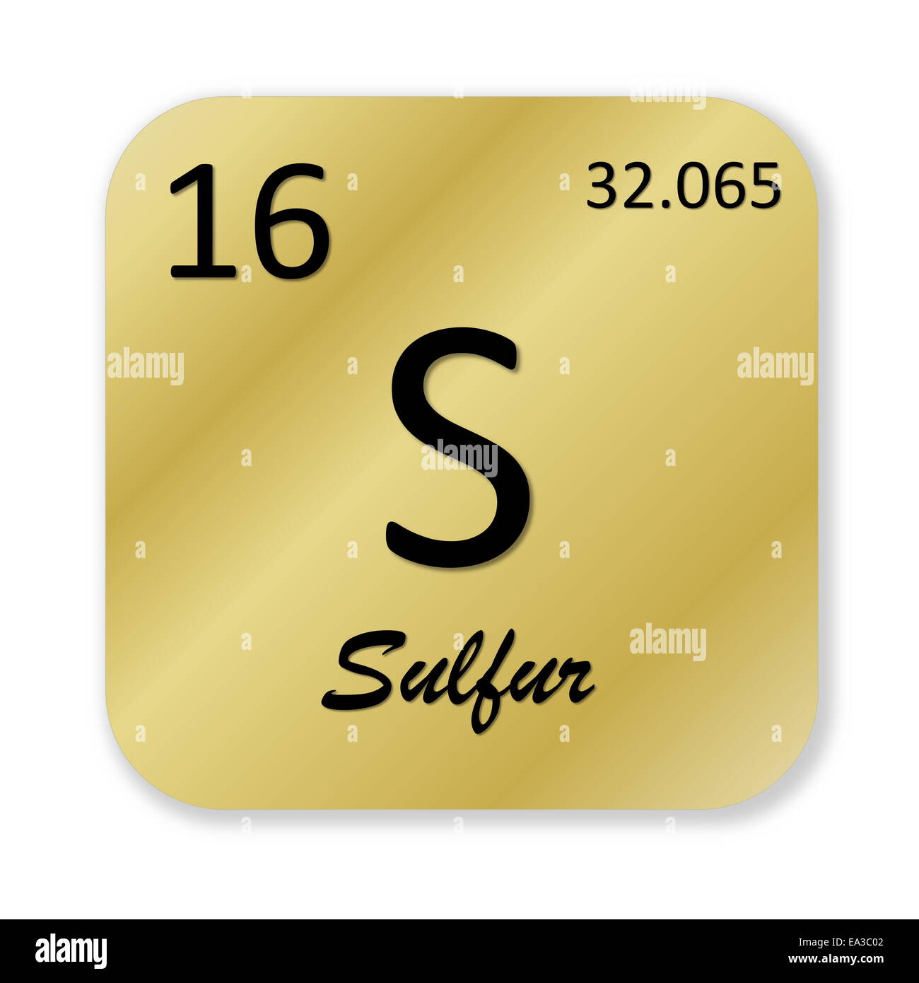 Sulfur symbol hi-res stock photography and images - Alamy