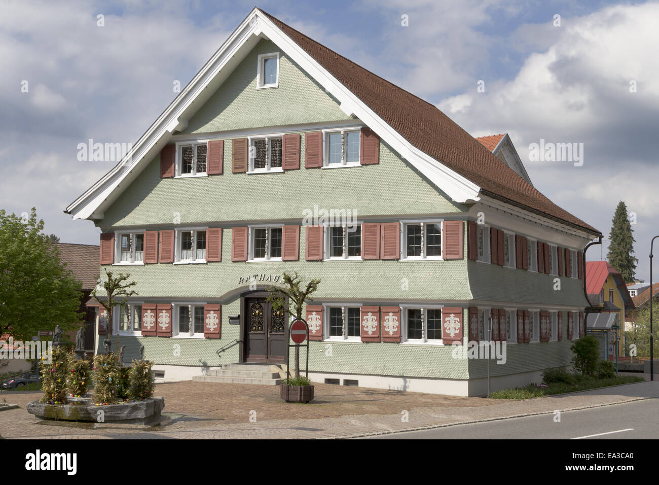 city hall Scheidegg Germany Stock Photo - Alamy