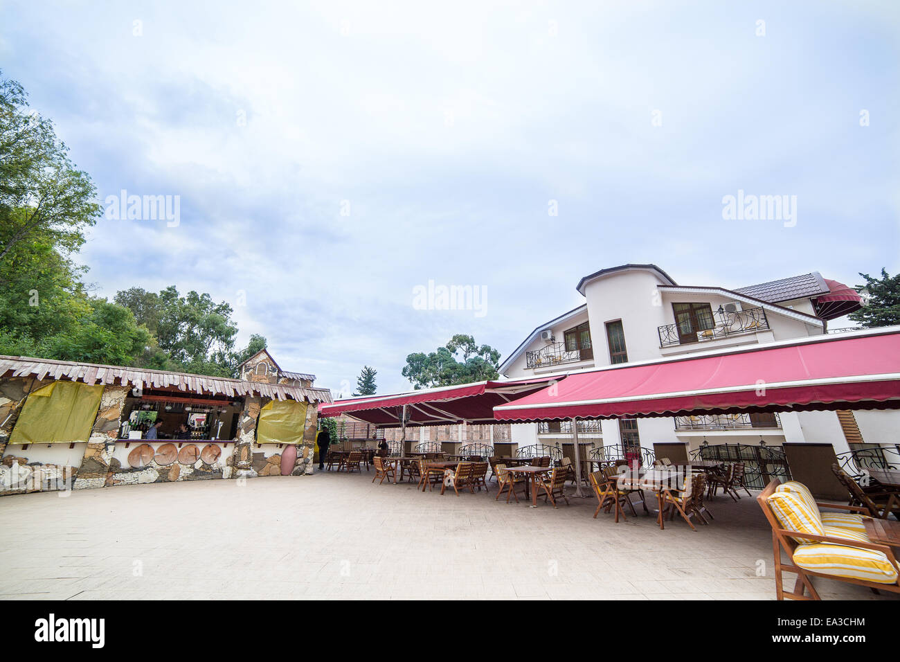 Restaurant counter bar tables hi-res stock photography and images - Alamy