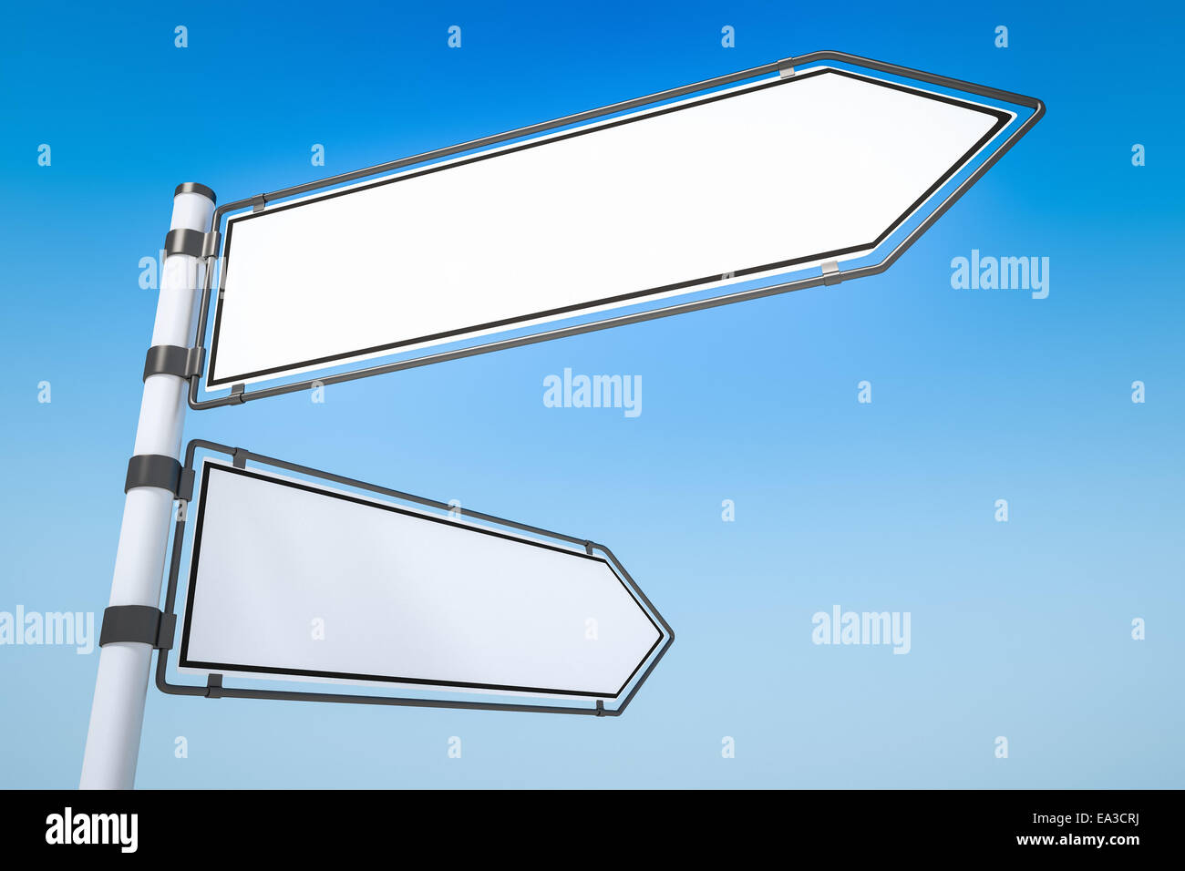 Blank road sign arrow hi-res stock photography and images - Alamy