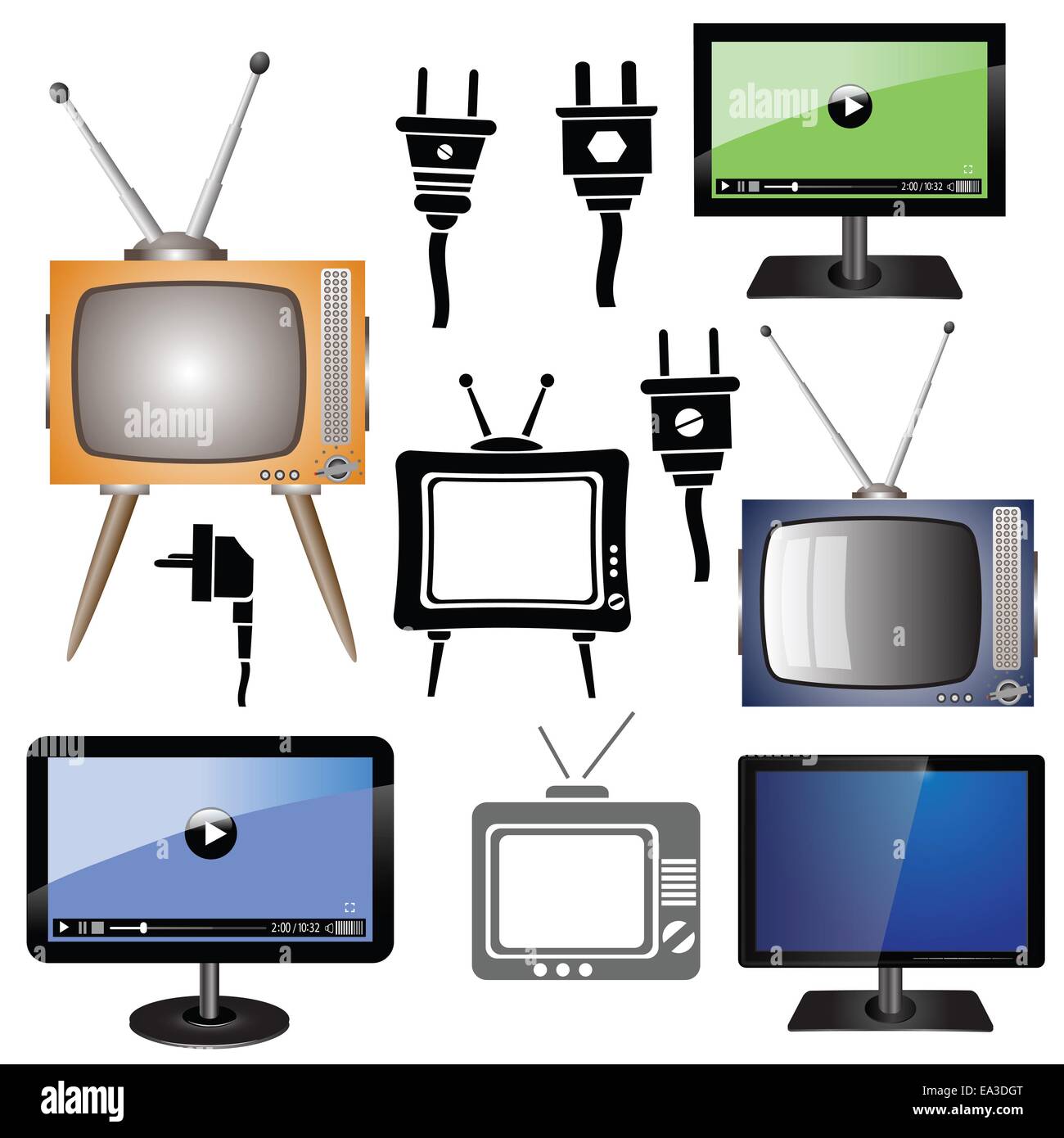 set of tv Stock Photo - Alamy