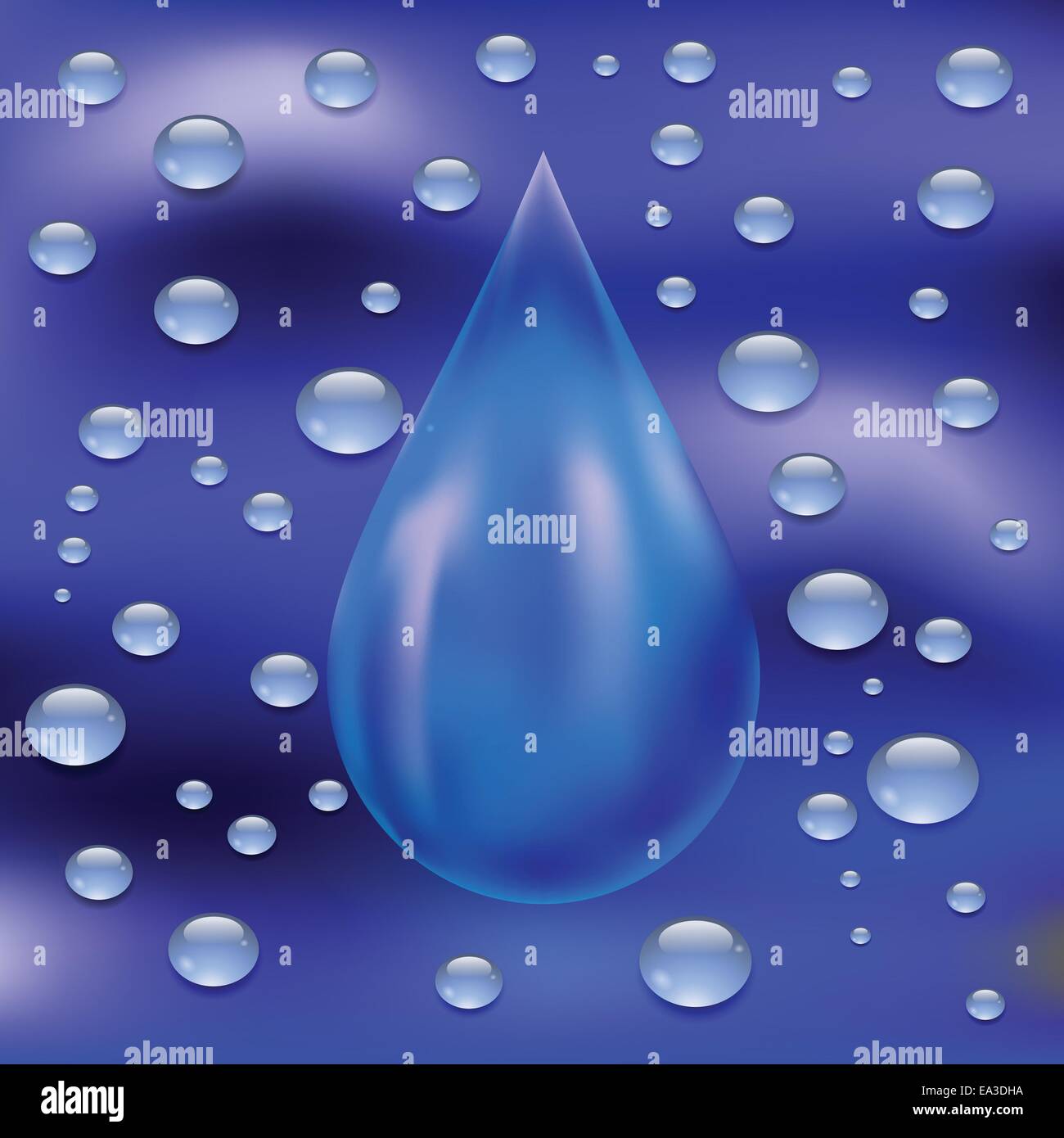 Blue raindrop sign hi-res stock photography and images - Alamy