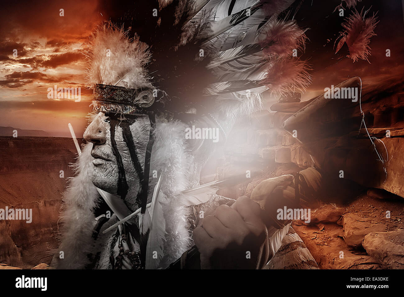 Native American Arizona Sunset Wallpaper