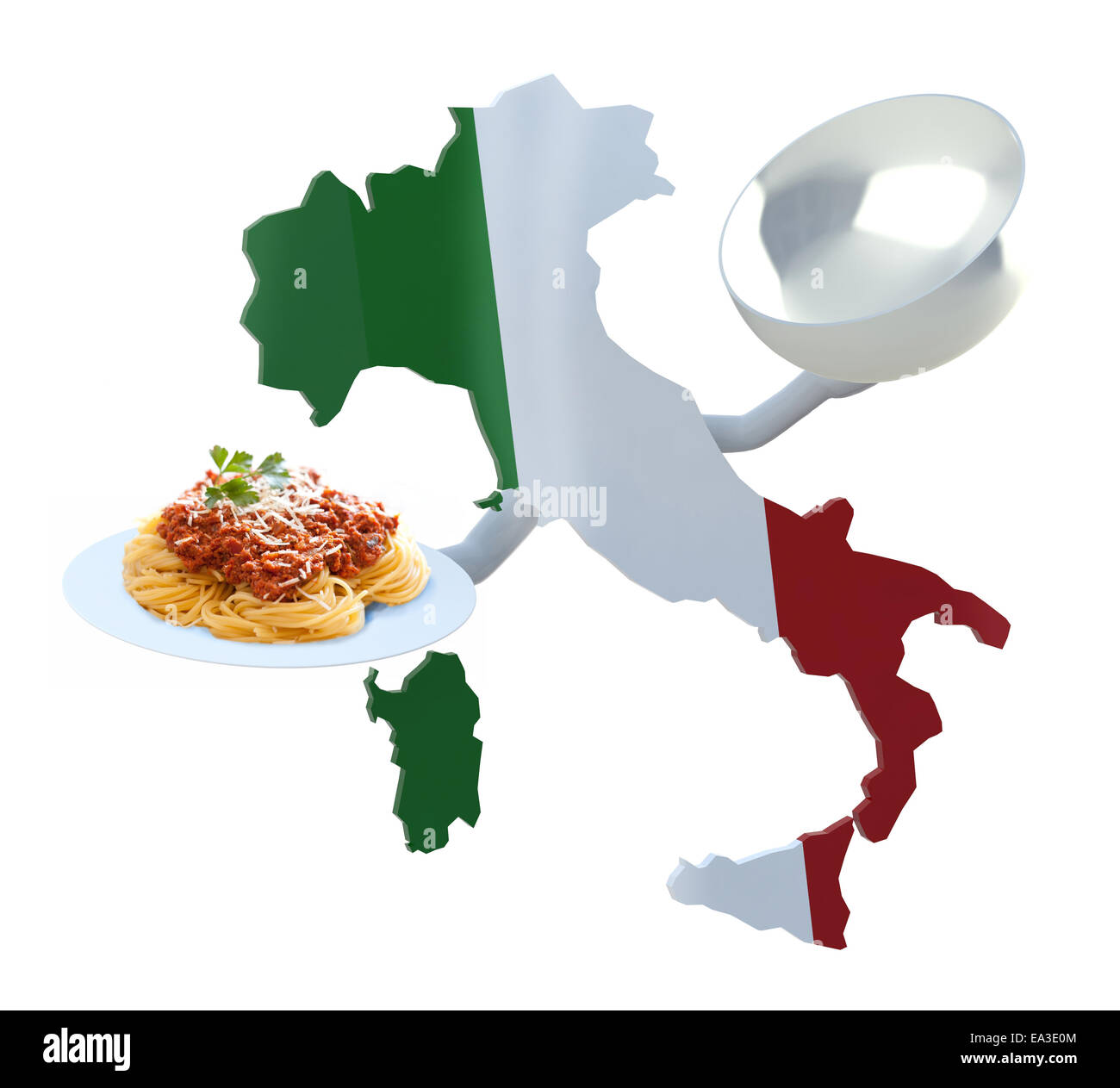 Cartoon map of italy hi-res stock photography and images - Alamy