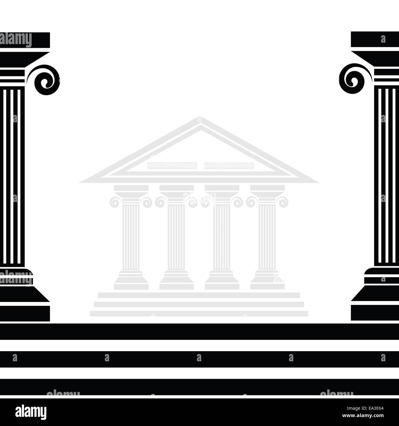 Greek corinthian column drawing hi-res stock photography and images - Alamy