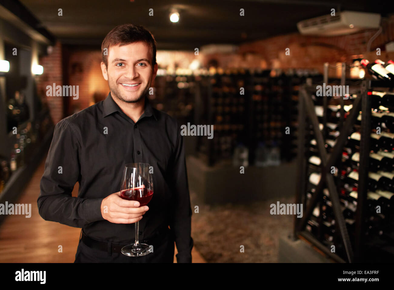 Male sommelier hi-res stock photography and images - Alamy