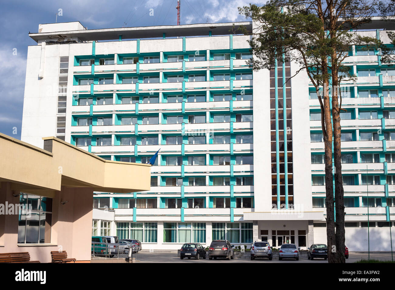 Modern hotel building, Minsk region, Belarus Stock Photo - Alamy