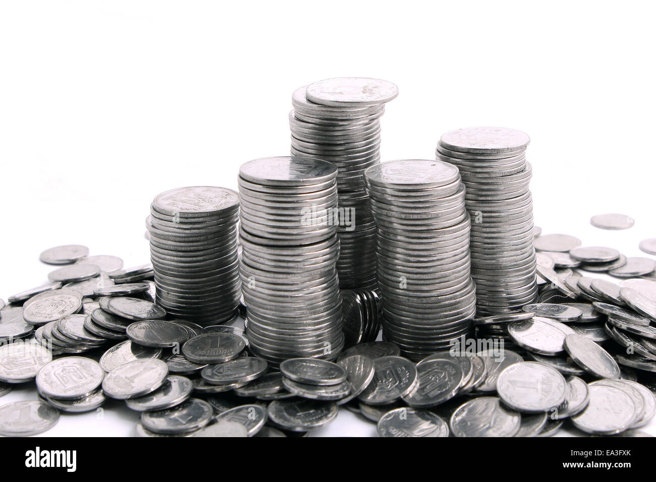 stack of coins Stock Photo - Alamy