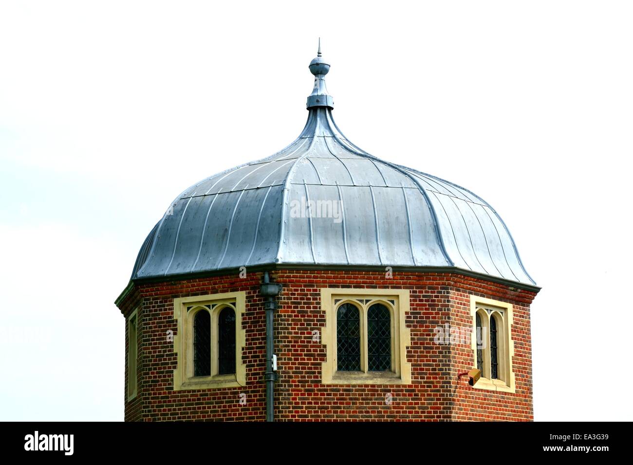 Tudor tower with lead roof Stock Photo - Alamy