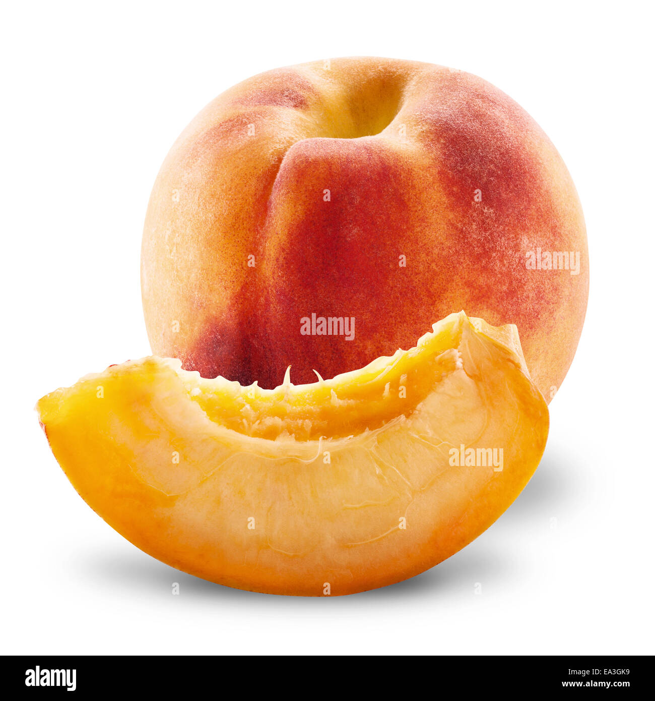 Peach and yellow colour Cut Out Stock Images & Pictures - Alamy